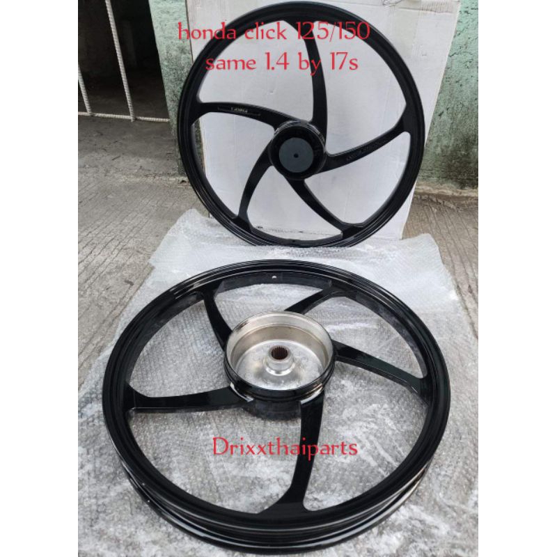 ENKEI RACING RALLY X HYLOS 17s MAGS FOR HONDA CLICK 125/150 / PCX150 ...