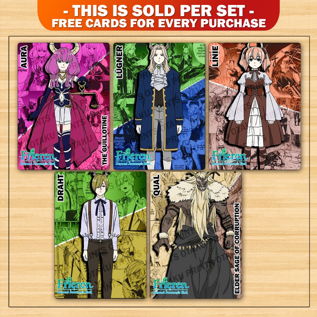 Frieren Demons Photocard - [SOLD PER SET] | Shopee Philippines