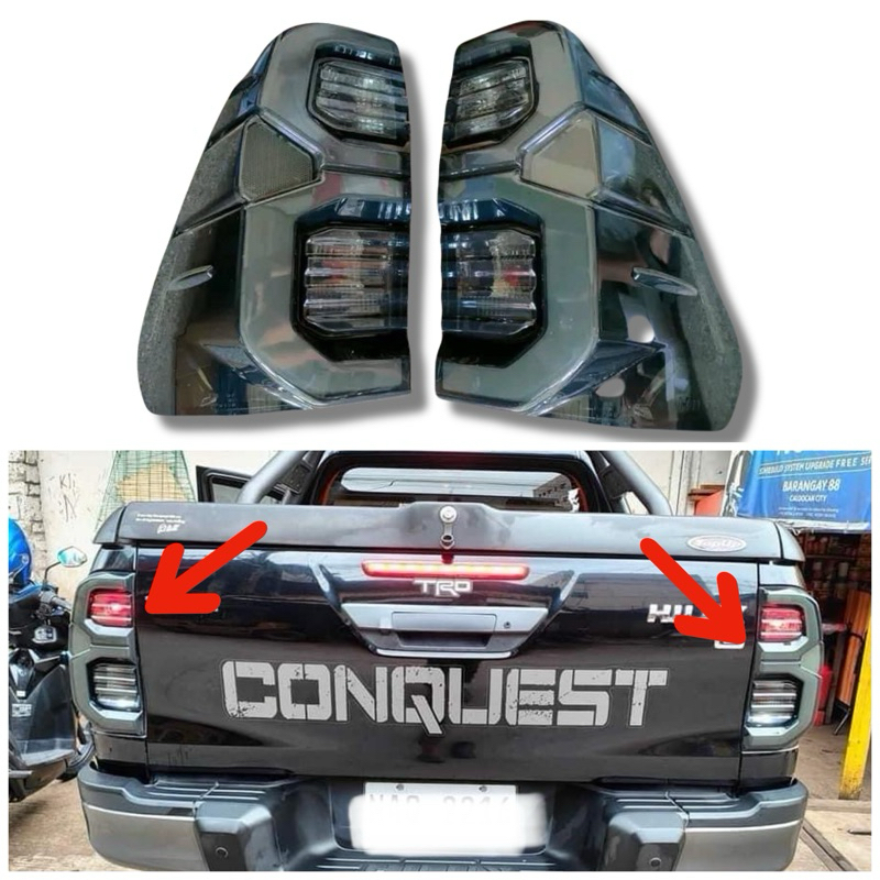Toyota Hilux Revo Conquest GRS 2016 - 2025 LED Tail Light Upgrade Set ...