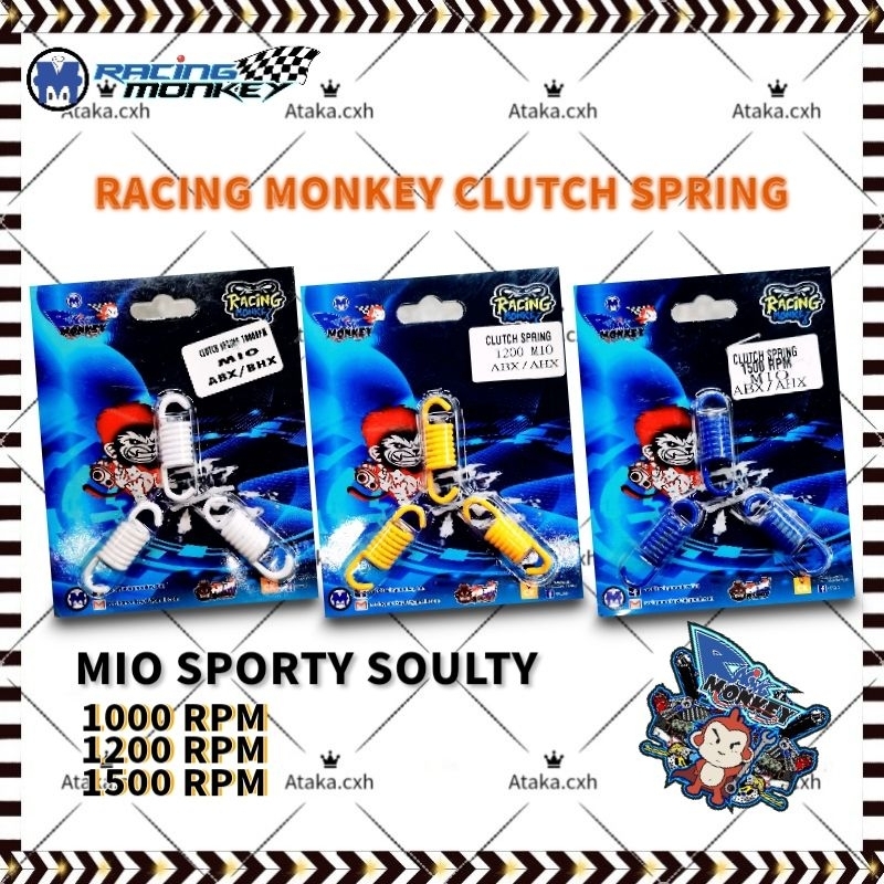 RACING MONKEY CLUTCH SPRING 1000RPM 1200RPM 1500RPM MIO SPORTY SOULTY ...