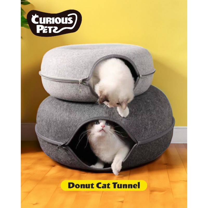 Cat Donut Tunnel Bed | Shopee Philippines
