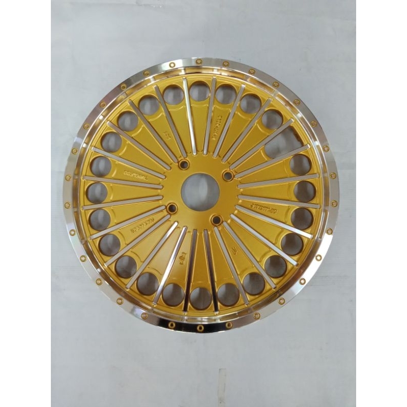 Sidewheel Mags R8 LS3 Kalesa type Gold with hub and Bearing | Shopee ...