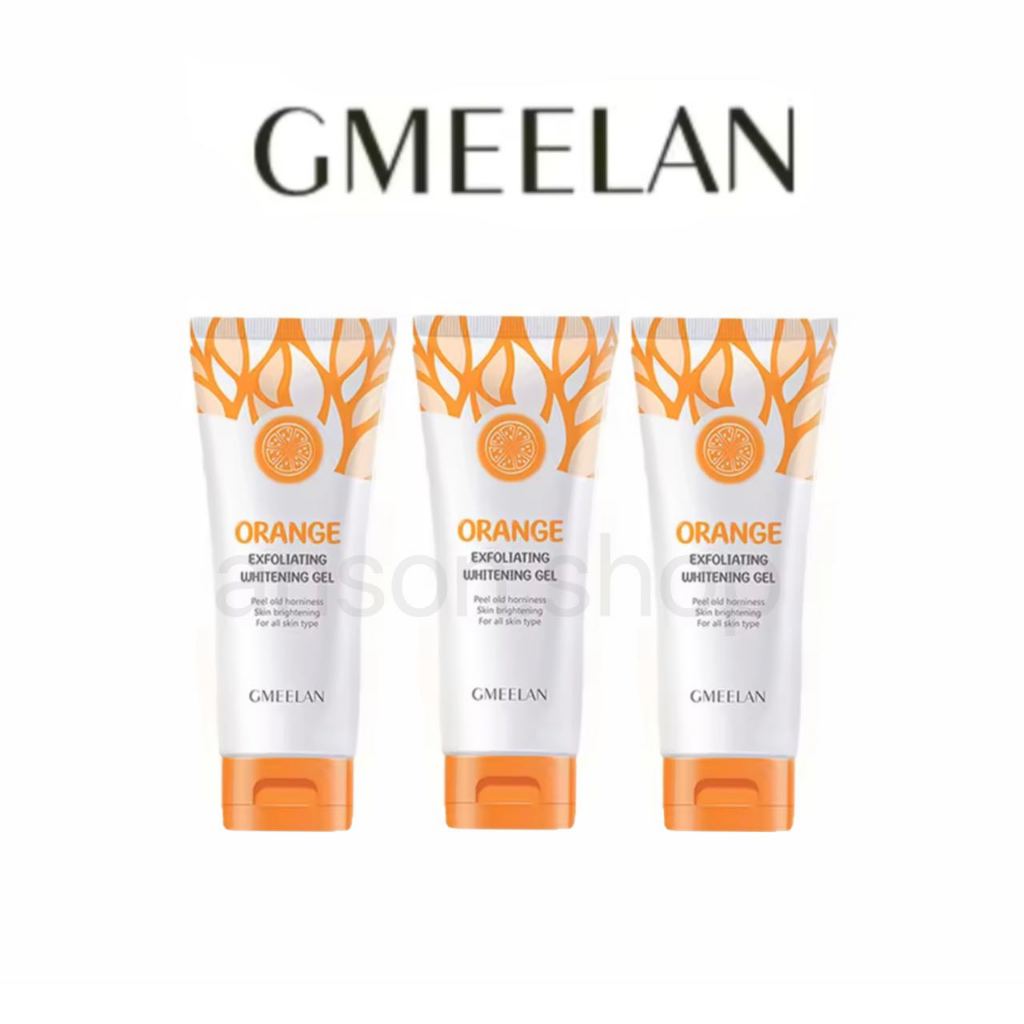 ( Set of 3 ) GMEELAN Orange Exfoliating Gel Whitening Facial Body Scrub ...