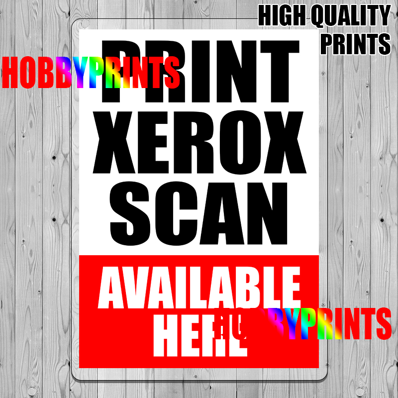 Print Xerox Scan Signage LAminated Sign | Shopee Philippines