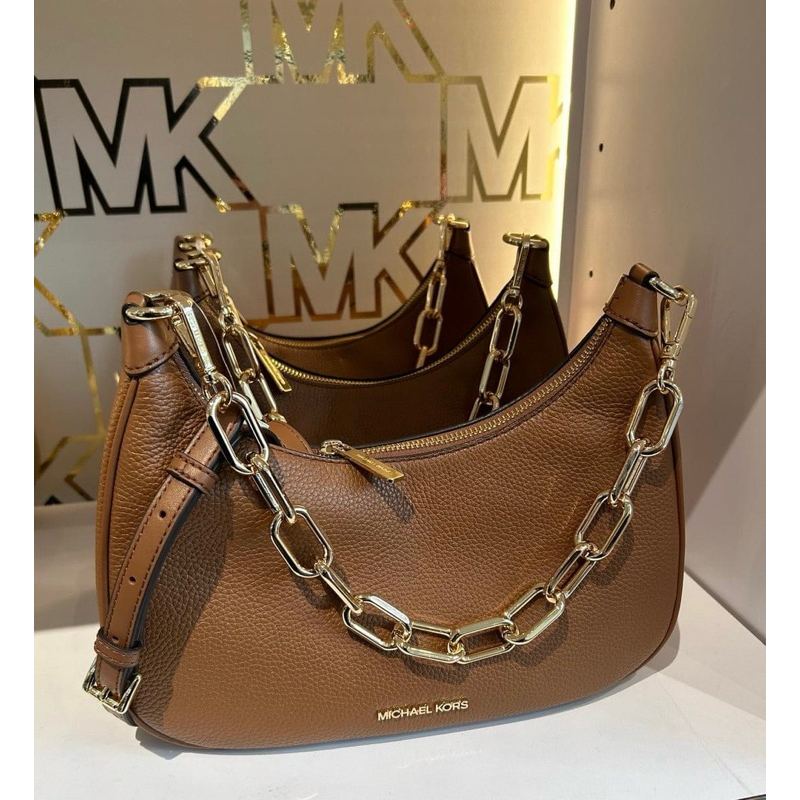 MK CORA LARGE ZIP POUCHETTE with Sling ( TWO WAY) | Shopee Philippines