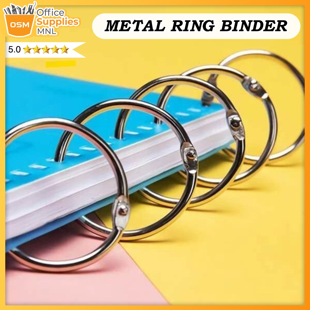 Circle Loose Leaf Binder Metal Ring Circle Multi-Functional Loose Leaf Ring Binder Hoop Officom ...