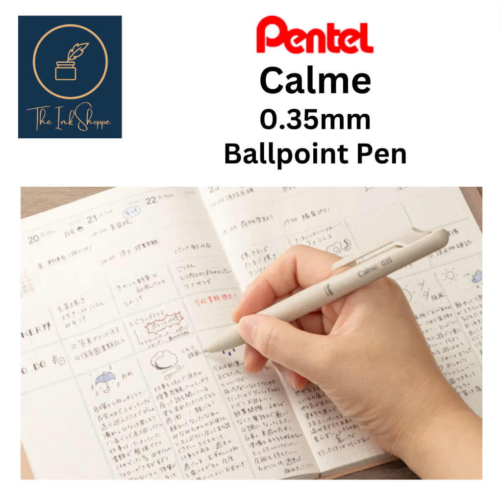 Pentel Calme 0.35mm Ballpoint Pen | Shopee Philippines