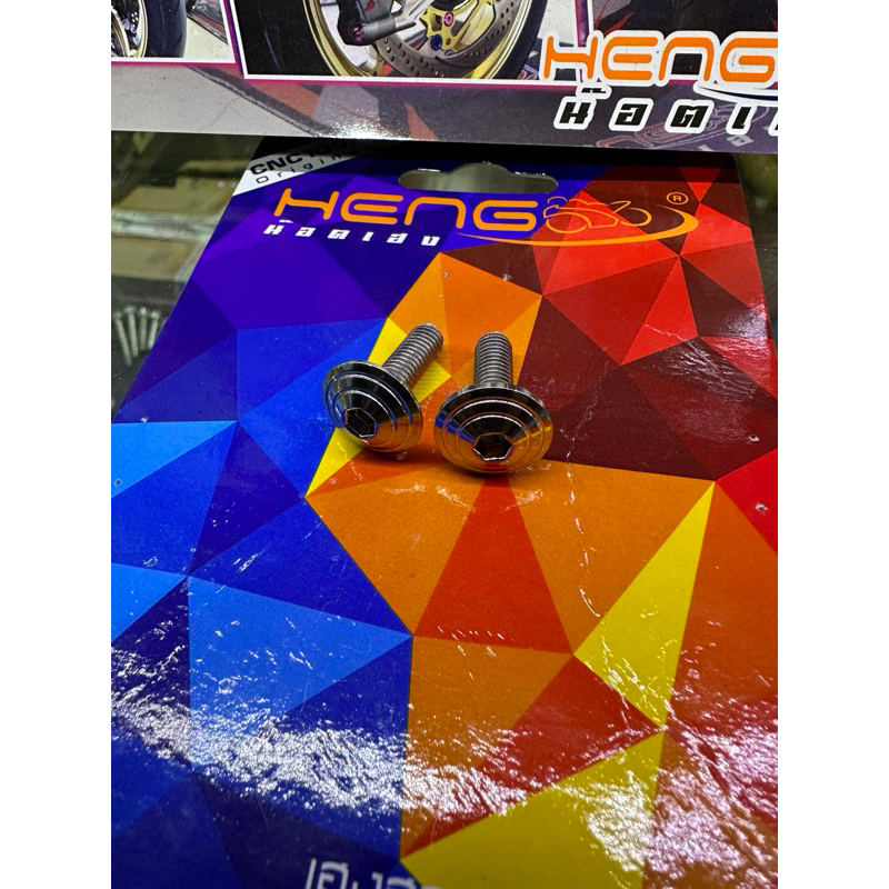 HENG Original Heat guard bolts for CLICK/BEAT/ADV/PCX/JVT PIPE (pair)(2pcs) | Shopee Philippines