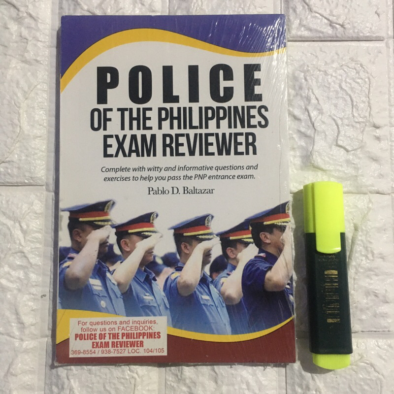 Police of the Philippines Exam Reviewer Book | Pablo Baltazar ...