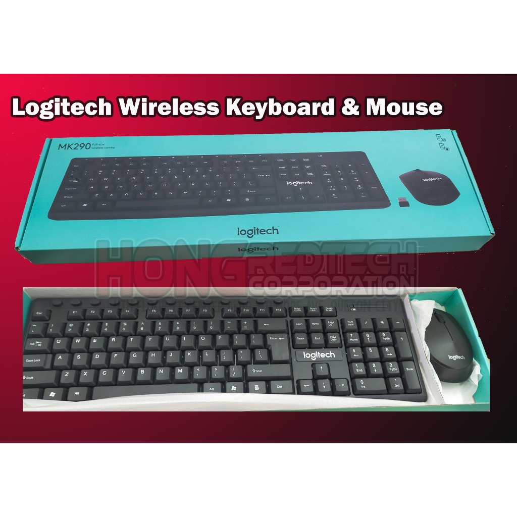 Logitech MK290 Keyboard & Mouse Interface: (Built-in) Wireless | Shopee ...