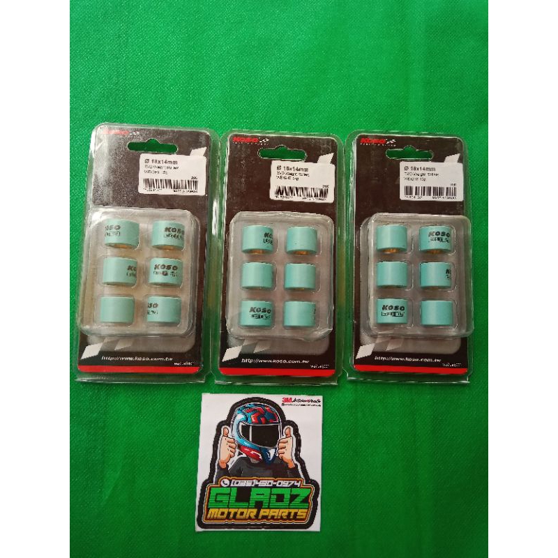 KOSO FYLBALL/WEIGHT ROLLERS GY6 | Shopee Philippines