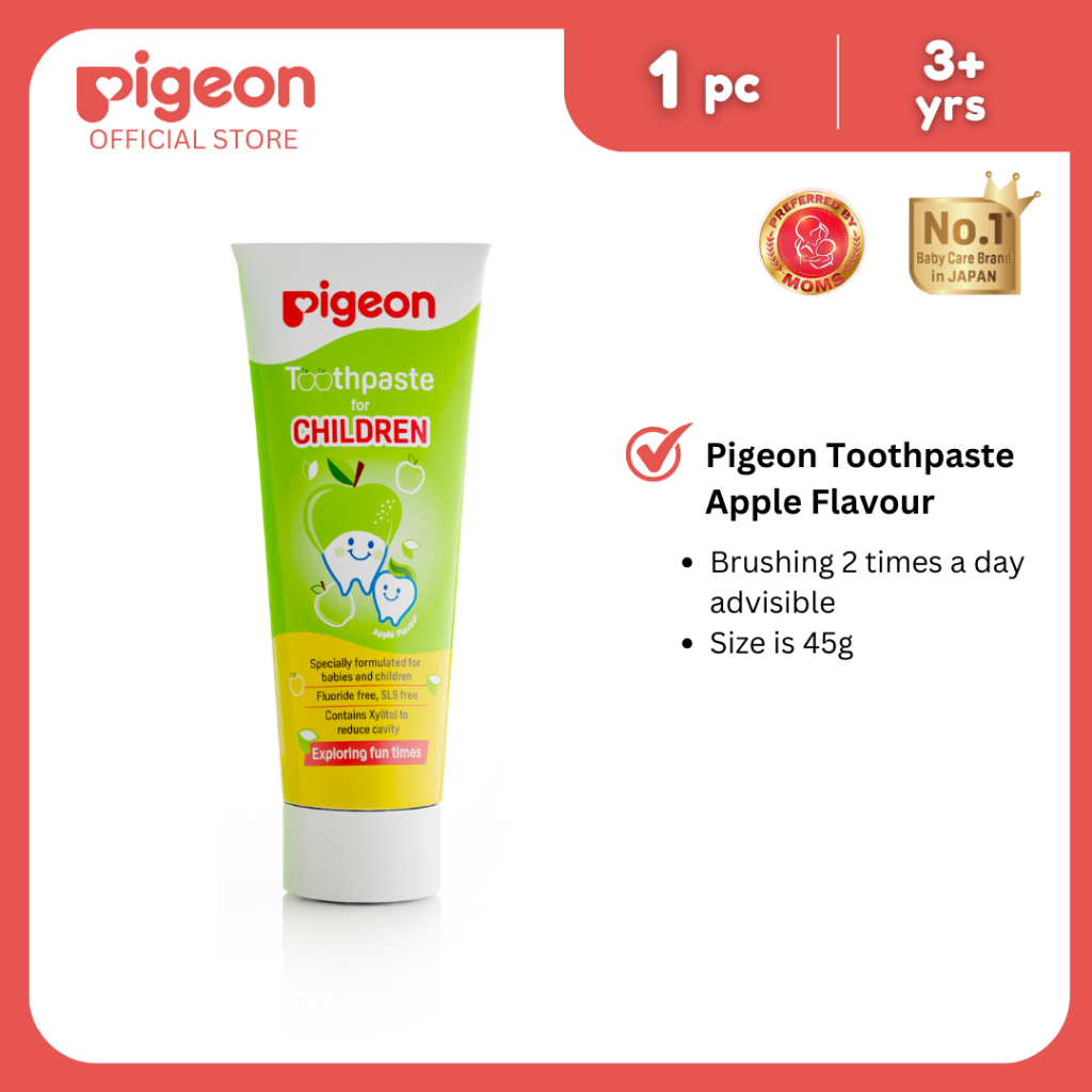 Pigeon New Toothpaste Apple | Shopee Philippines