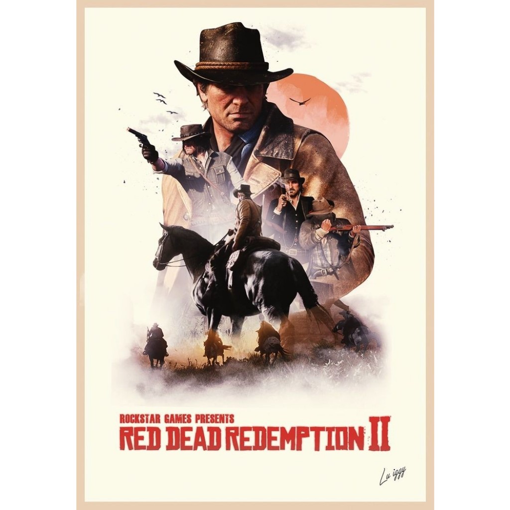 Red Dead Redemption 2 Poster | PS4 Games Posters | Laminated Posters ...