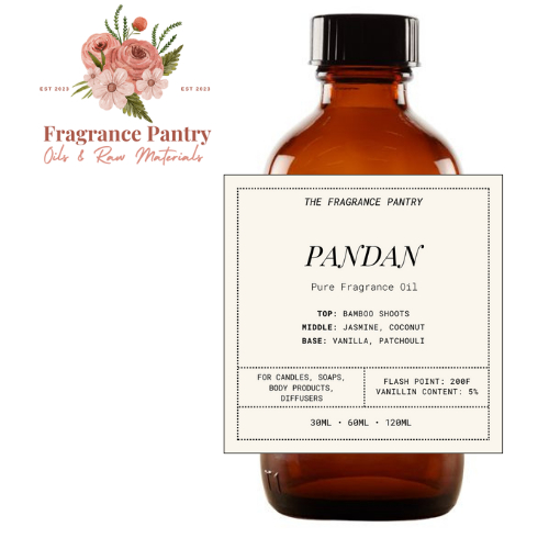Pandan Pure Fragrance Oil (For candles, body products, perfumes, soaps ...
