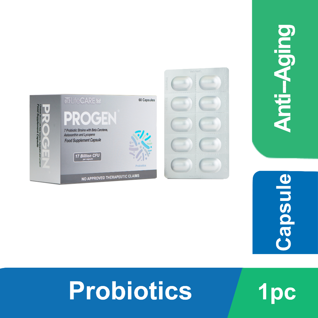 Progen Probiotics with Antioxidants l 1 Capsule | Shopee Philippines
