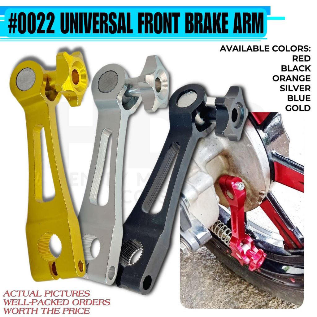 HDR 0022 UNIVERSAL FRONT BRAKE ARM ALLOY MOTORCYCLE ACCESSORIES ...