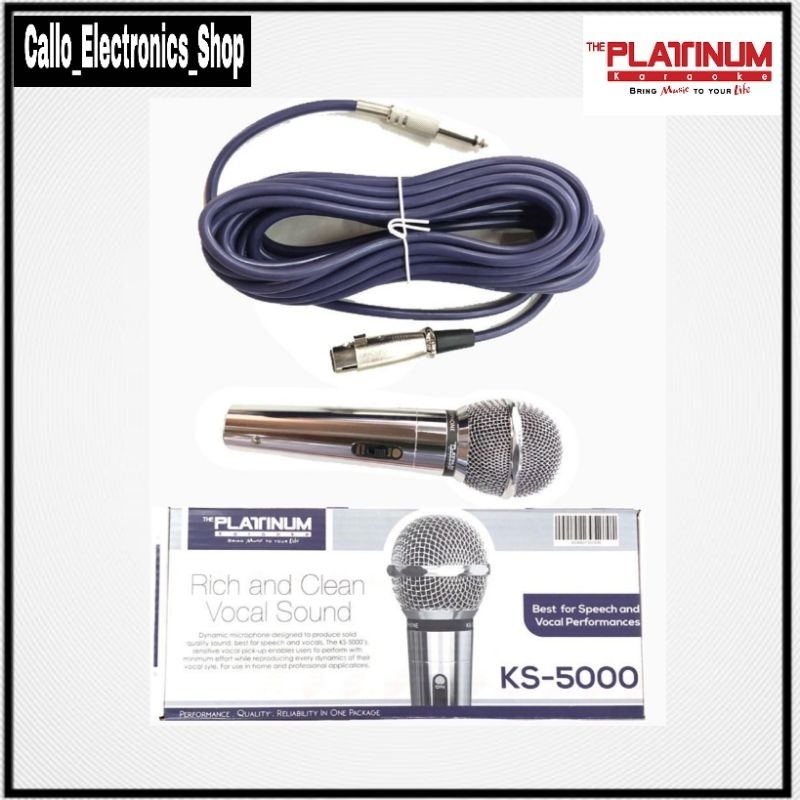 Platinum Microphone KS-5000 | Shopee Philippines