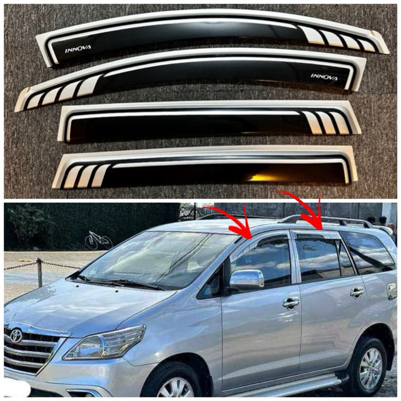 Toyota Innova 2005 - 2015 Blacknet Rain Visor | Shopee Philippines