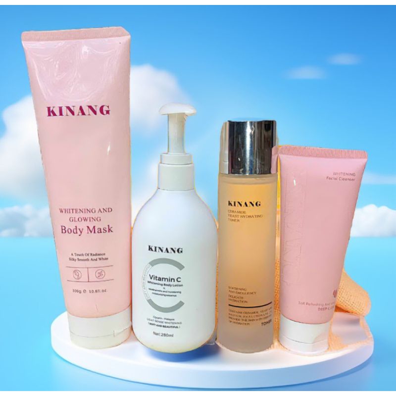Bundle Set Kinang Body Mask, Kinang Lotion, Kinang Toner, and Kinang ...