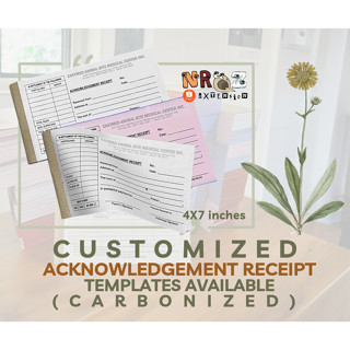 Customized ACKNOWLEDGEMENT RECEIPT Carbonized | Shopee Philippines