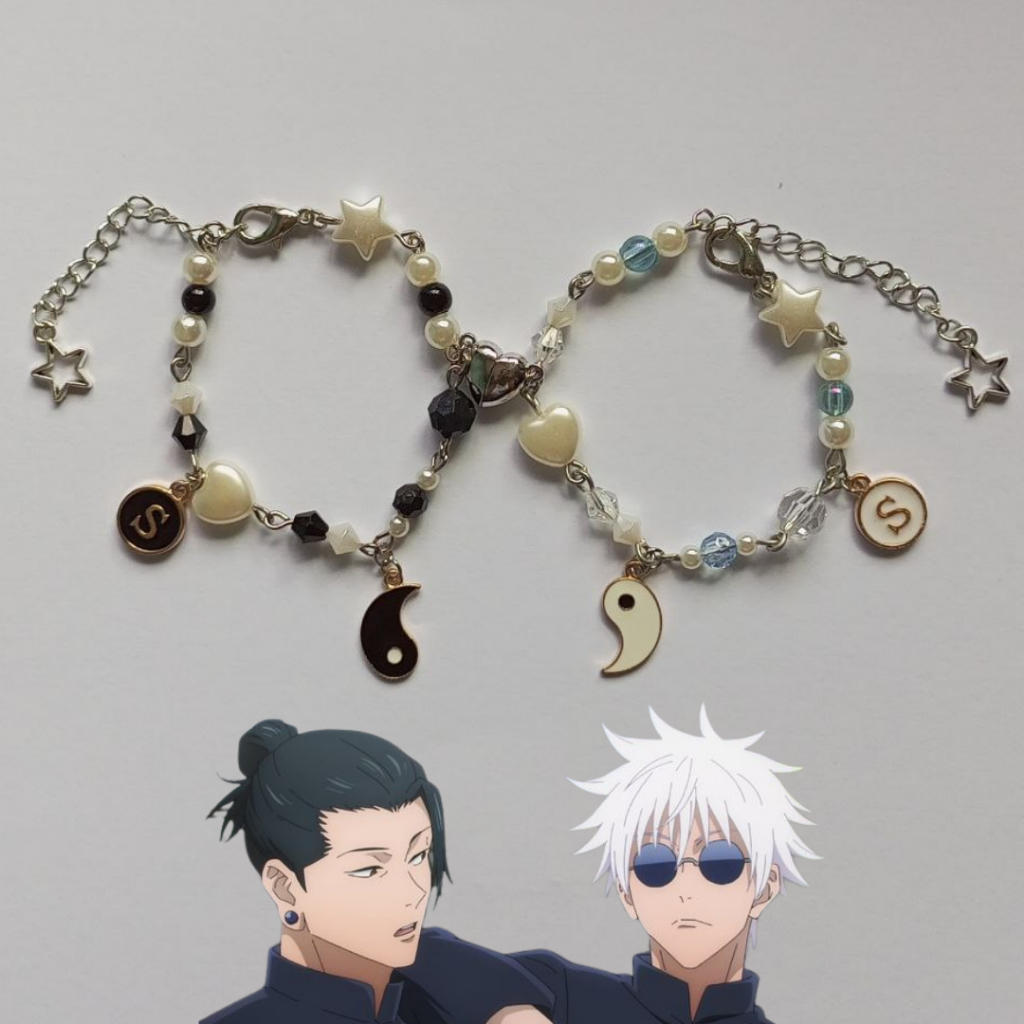 SATOSUGU Couple Friendship Matching Bracelet JJK Jujutsu Kaisen Gojo ...