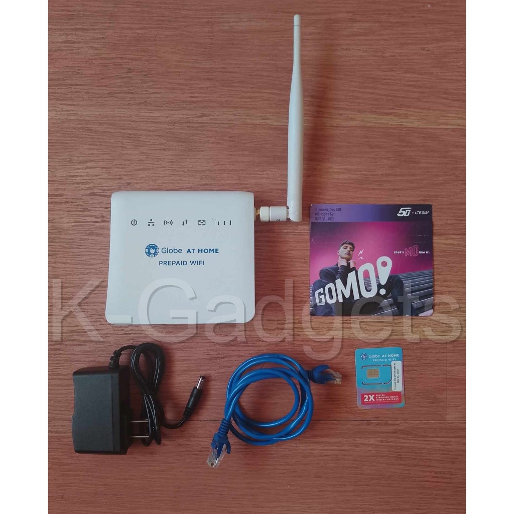 Globe Home Prepaid WIFI (4G LTE/ZLT-P25)/ GLOBE HOME SIM 10GB/ GOMO SIM ...