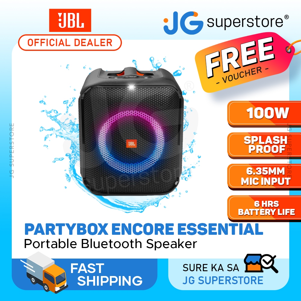 JBL Partybox Encore Essential 100W Water Resistant Portable Bluetooth ...