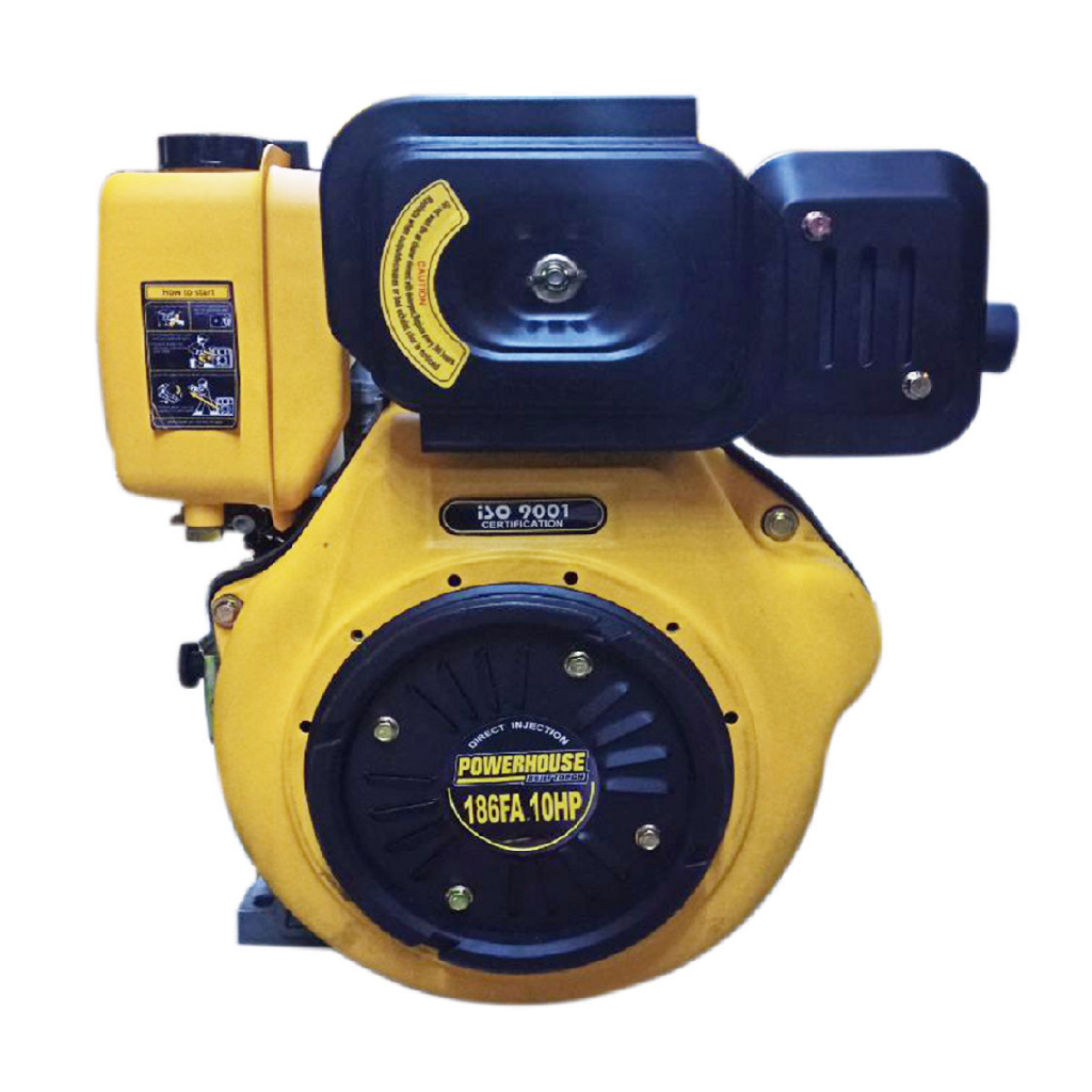 POWERHOUSE 10HP Industrial Diesel Standard Speed Engine 3,600RPM 10HP ...