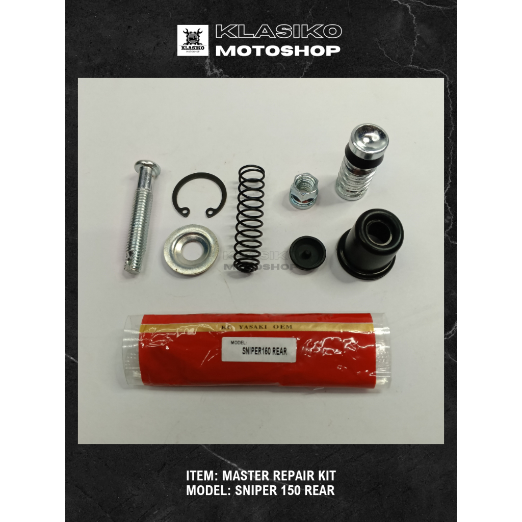 Master Cylinder Repair Kit for Yamaha Sniper 150 (Rear) | Shopee ...
