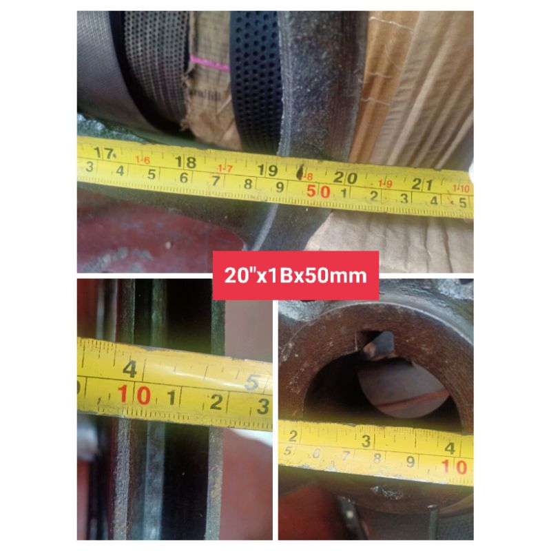 20 inch 1 groove Type B Industrial V Pulley Pulya Cast Iron Pundido ...