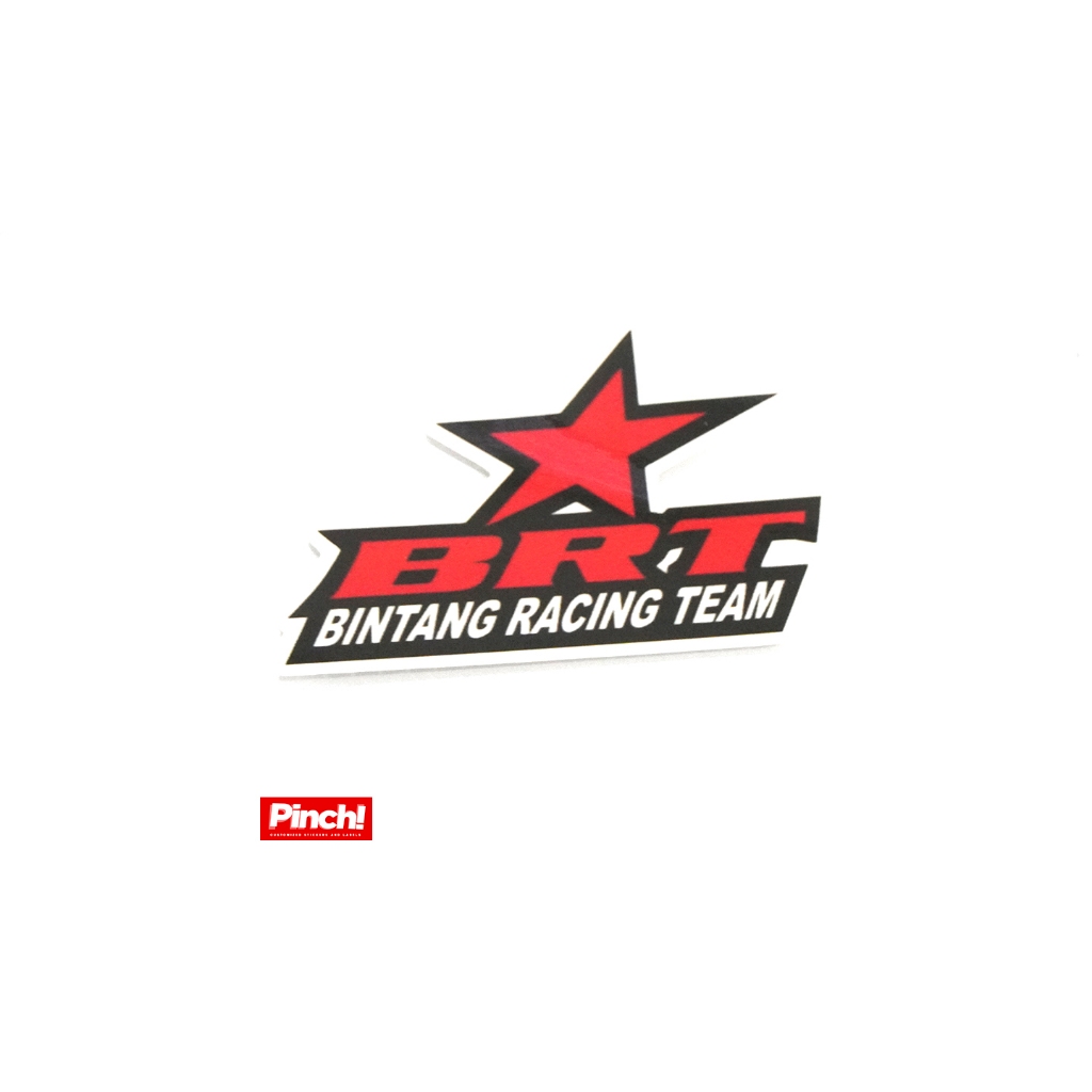 Pinch Motorcycle Sticker - BRT Bintang Racing Team 4pcs | Shopee ...