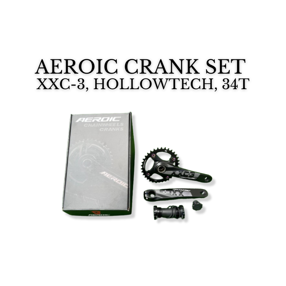 Aeroic Crank Set XXC-3 Hollowtech 34T/ Crank Set | Shopee Philippines