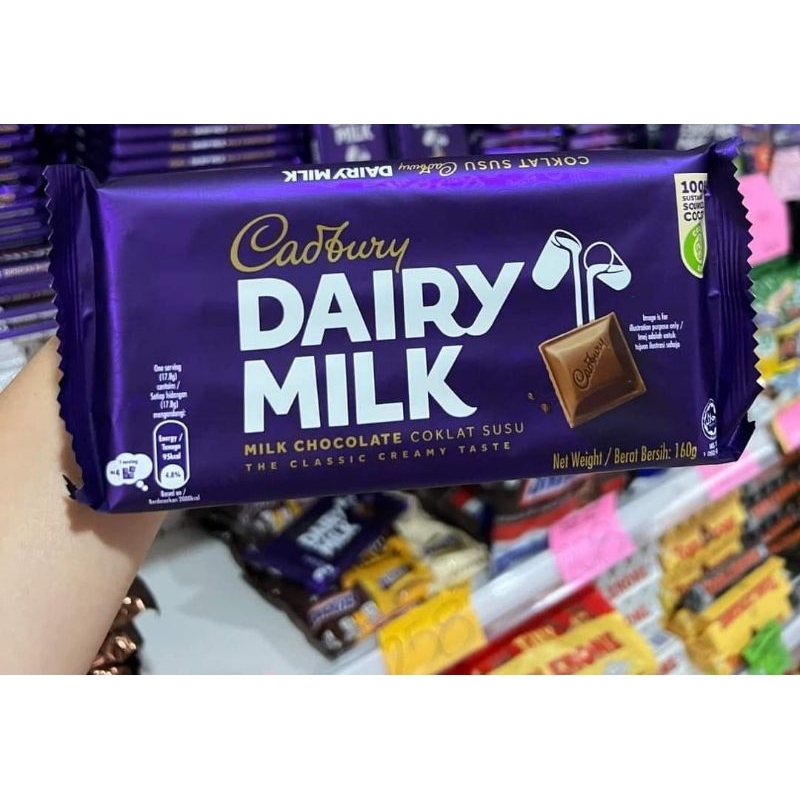 SALE ‼️CADBURY DAIRY MILK CHOCOLATE 160g | Shopee Philippines