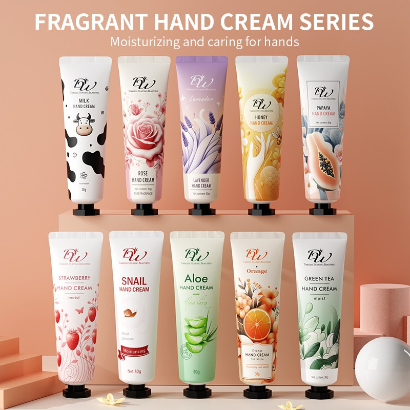 DW Hand Cream Papaya Milk Fragrant Hand Cream Series 30g Moisturizing ...