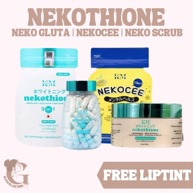 (FREE LIPTINT) NEKOTHIONE 9in1 500mg 60 Capsules | NEKO by Kath ...
