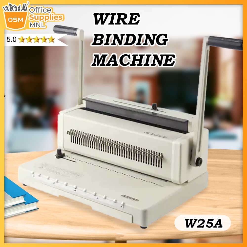 Wire Binding Machine W25A Legal/Long Size Heavy Duty | Shopee Philippines