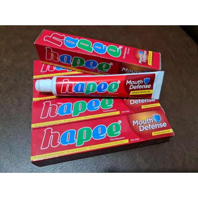 Hapee toothpaste Mouth Depense 50ml no box | Shopee Philippines