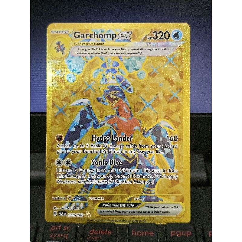 Garchomp ex - 260/182 - Gold Secret | Shopee Philippines