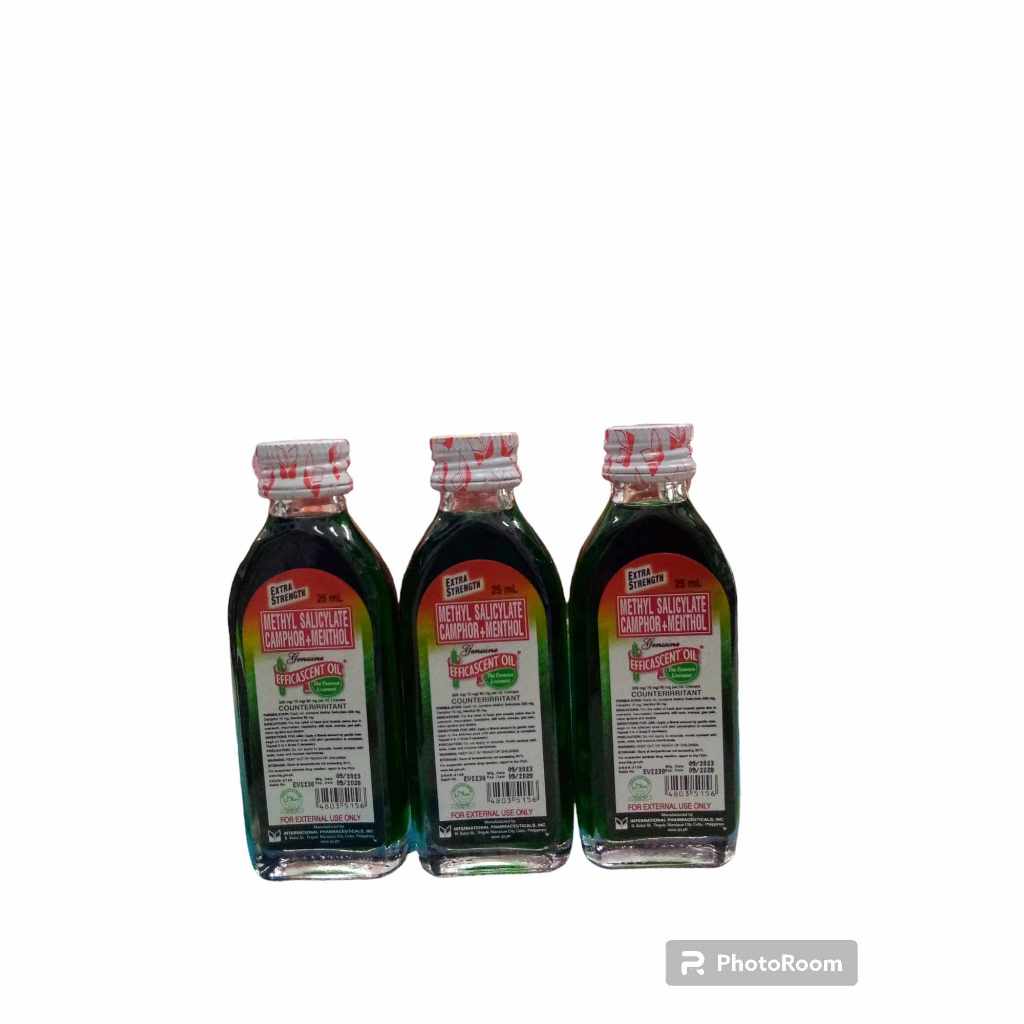 Efficascent Oil Extra Strength 25ml (3Bottles) | Shopee Philippines