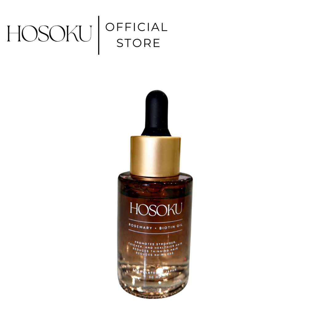 HOSOKU Rosemary + Biotin Hair Growth Oil – Strengthen, Thicken & Revive ...