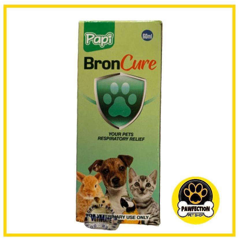 PAPI BRONCURE for Cough and Colds of all pets (60mL) | Shopee Philippines