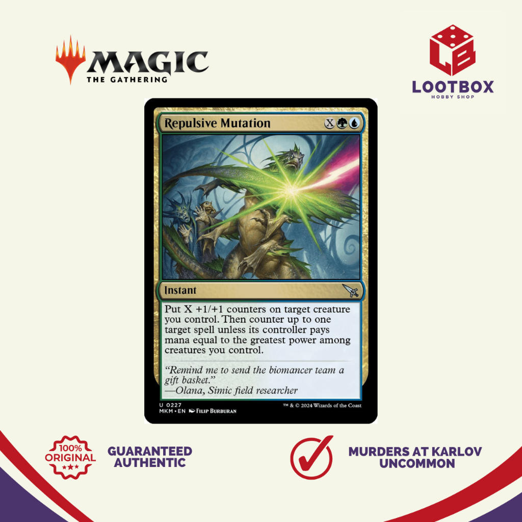 Magic the Gathering: Repulsive Mutation (Uncommon) - Murders at Karlov ...