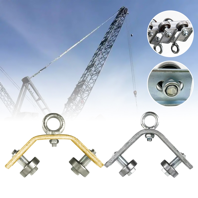 40/50 Triangle Steel/Angle Iron Cable Pulley Lifting Ring Type ...