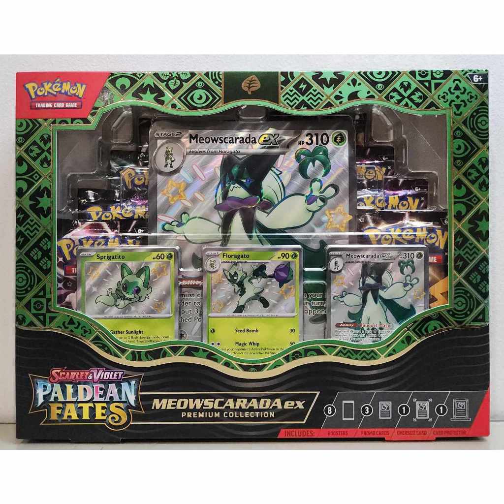 Pokemon TCG Scarlet & Violet Paldean Fates Premium Collection Box ...