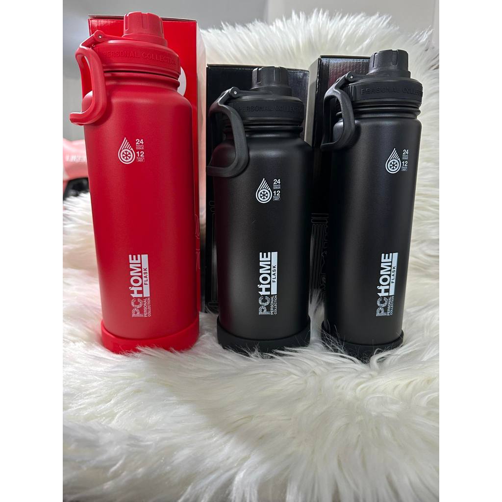 HOME FLASK WITH SILICONE BOOT( HOT FOR 12 HOURS, COLD FOR 24 HOURS ...