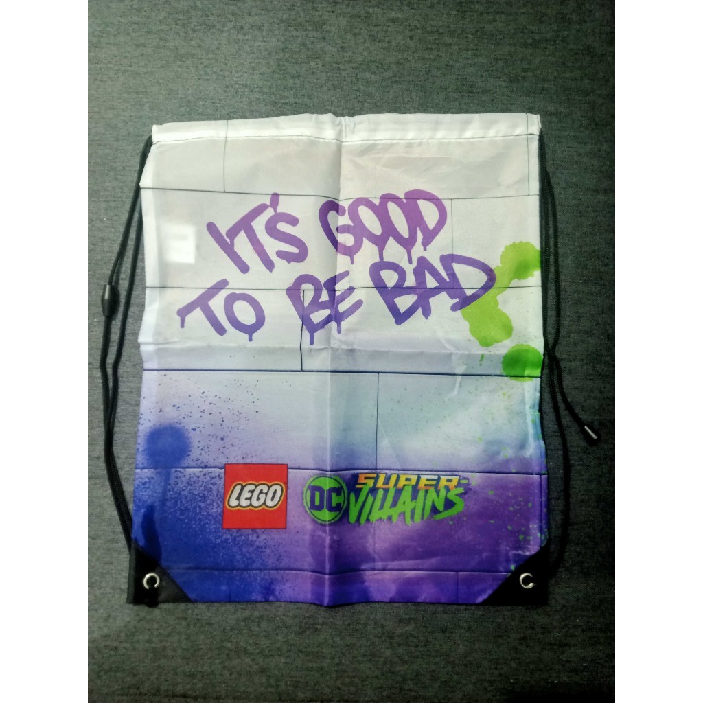 LEGO DC Super-Villains Drawstring Bag (New) | Shopee Philippines