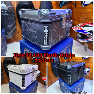 New Hybriid ABS Hard Plastic Motorcycle Top Box 45Liters and 55Liters ...
