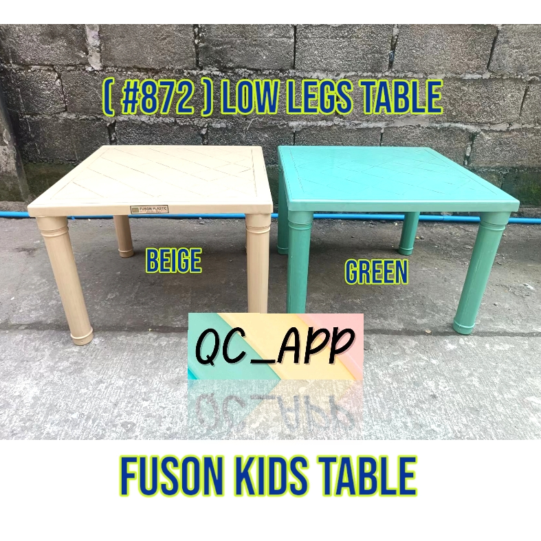 (#872) 24x24 (LOW LEGS) FUSON TABLE Monoblock Table | Shopee Philippines