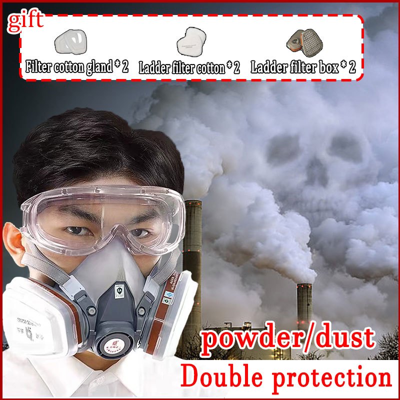 6200 Respirator Protective Mask Filter Dust Chemical Painting anti ...