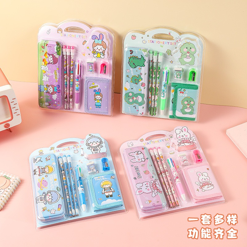 508 8in1 Stationery set Gift Box Set Big Gift Pack Student Kindergarten ...